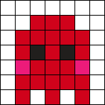 Red Guy Dhmis Perler Perler Bead Pattern | Bead Sprites | Characters ...