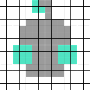 Gir Perler Bead Pattern | Bead Sprites | Characters Fuse Bead Patterns