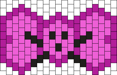 II Osc Bow Pony Bead Patterns | Characters Kandi Patterns for Kandi Cuffs