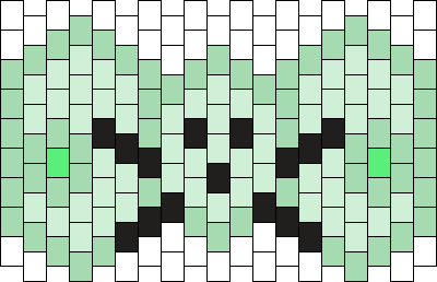 II Osc Bot Pony Bead Patterns | Characters Kandi Patterns for Kandi Cuffs