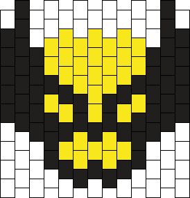 Wolverine Symbol Charm (Request) Pony Bead Patterns | Characters Kandi ...