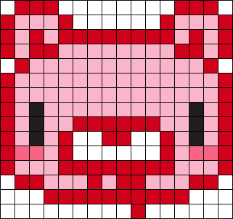 Gloomy Bear Perler Sprite