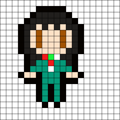 Anya Mouthwashing Perler Bead Pattern | Bead Sprites | Characters Fuse ...