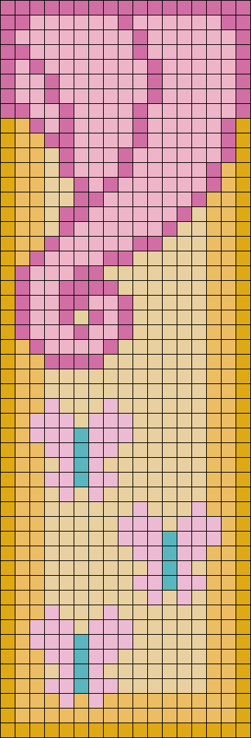 Flutter Shy Perler Bead Pattern | Bead Sprites | Characters Fuse Bead ...