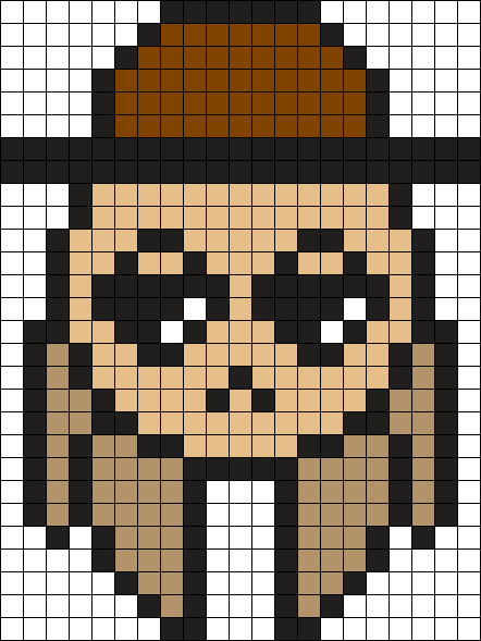 Tunner Sprunki Perler Charm (Request) Perler Bead Pattern | Bead ...