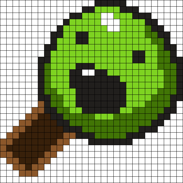 Charlie Slimecicle Perler :3 Perler Bead Pattern | Bead Sprites ...