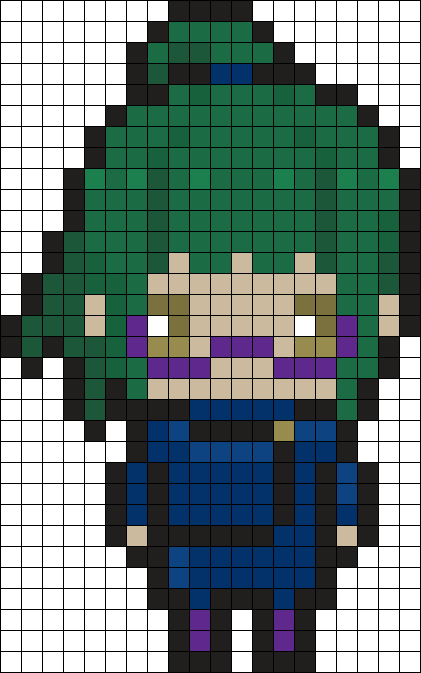 Maki Zenin ~ JJK Perler Bead Pattern | Bead Sprites | Characters Fuse ...