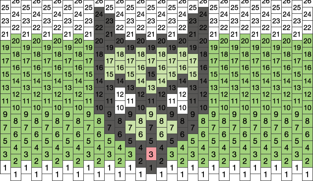 Gir Invader Zim Cuff (Request) Pony Bead Patterns | Characters Kandi ...