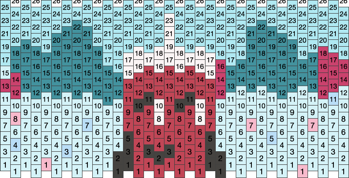 34 X 13 Canes Cup Animatic Battle Pony Bead Patterns | Characters Kandi ...