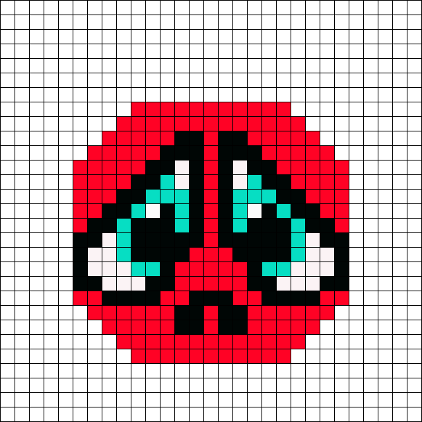 Red Ball Regretevator Perler Perler Bead Pattern | Bead Sprites ...