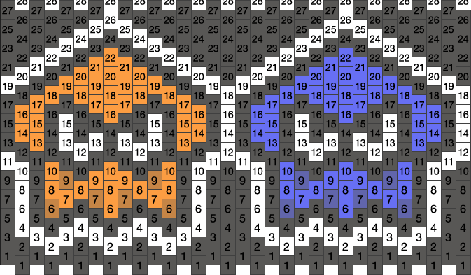 Splatoon 1 Cuff Pony Bead Patterns | Characters Kandi Patterns for ...