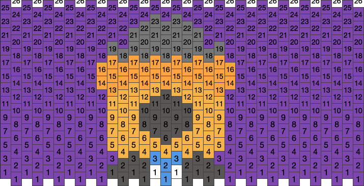 Dialtown Roger Cuff Pony Bead Patterns | Characters Kandi Patterns for ...