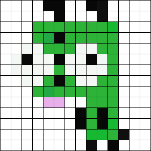 Gir Perler! (Full Body) Perler Bead Pattern | Bead Sprites | Characters ...