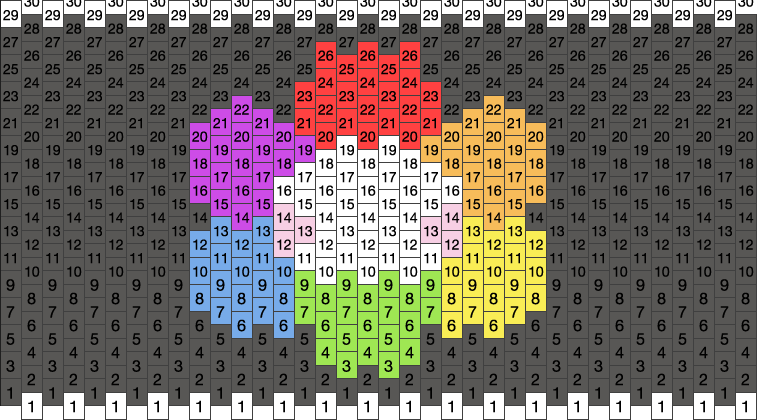 DANDYS WORLD CUFF PATTERN XPPP Pony Bead Patterns | Characters Kandi ...