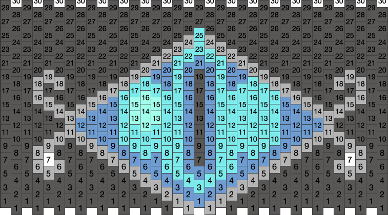 36 X 15 Shadow Milk Cookie Soul Jam Cuff Pony Bead Patterns ...