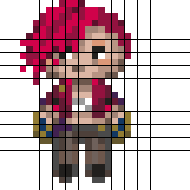 Vi Arcane Perler Bead Pattern | Bead Sprites | Characters Fuse Bead ...