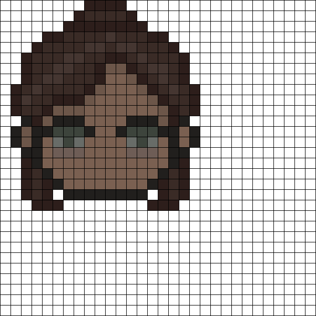 Sevika Arcane Perler Bead Pattern | Bead Sprites | Characters Fuse Bead ...