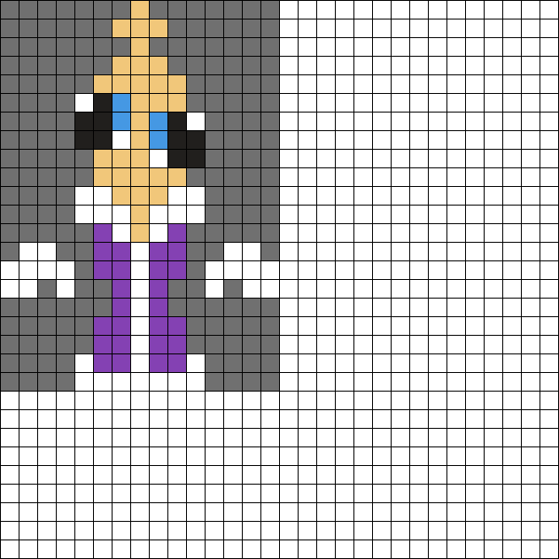 Kinger The Amazing Digital Circus TADC Perler Bead Pattern | Bead ...