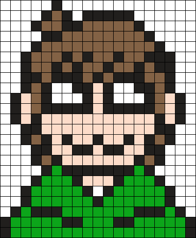 Edd - Eddsworld Perler Bead Pattern | Bead Sprites | Characters Fuse ...