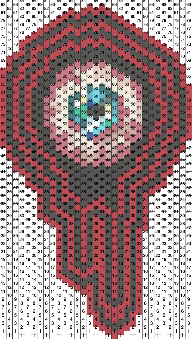 Mouthwashing Eye Logo Pony Bead Patterns | Characters Kandi Patterns ...