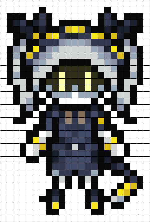 Serial Designation J Murder Drones Perler Bead Pattern | Bead Sprites ...