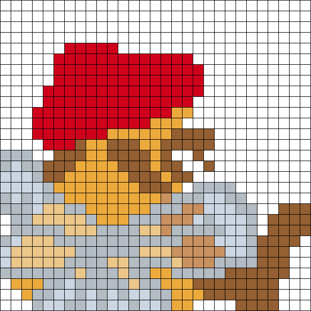 Call1ope Critterspace Perler Bead Pattern | Bead Sprites | Characters ...