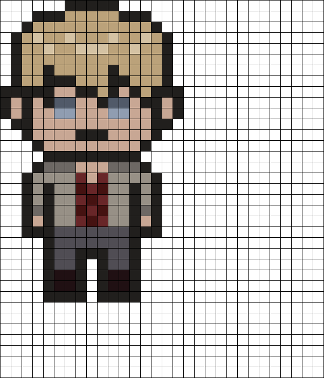 Lawrence Oleander BTD Perler Bead Pattern | Bead Sprites | Characters ...