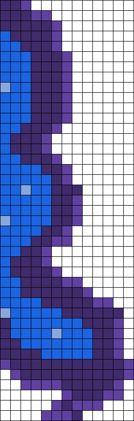 Princess Luna - MLP (pt. 2) Perler Bead Pattern | Bead Sprites ...
