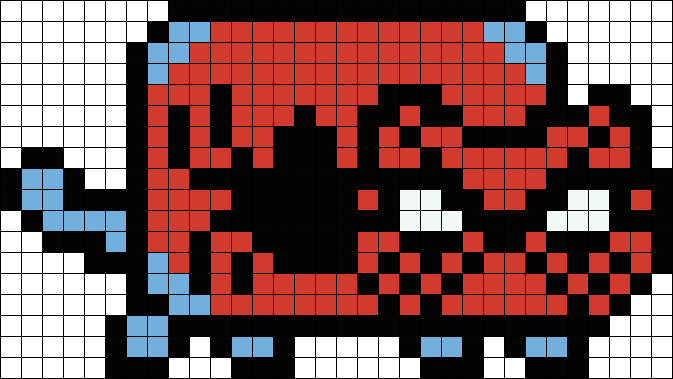 Spider Man Nyan Cat Poptart Cat Perler Bead Pattern | Bead Sprites ...