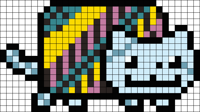 Sally Nightmare Before Christmas Disney Nyan Cat Poptart Cat Perler ...