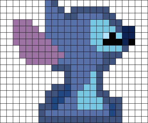 Stitch Lillo Disney Perler Alien Cute Chibi Perler Bead Pattern | Bead ...