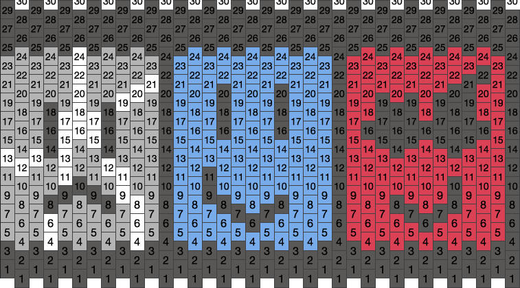 Meeple Cuff !! II OSC Pony Bead Patterns | Characters Kandi Patterns ...