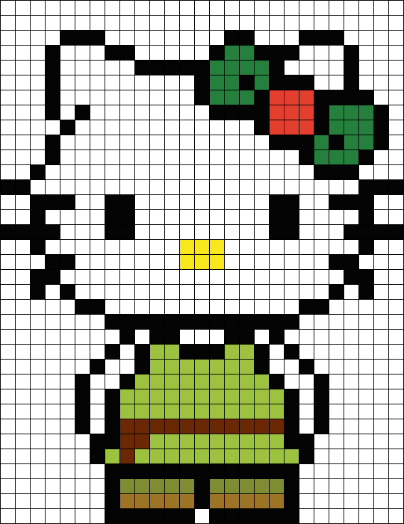 Hello Kitty Perler Peter Pan Perler Bead Pattern | Bead Sprites ...