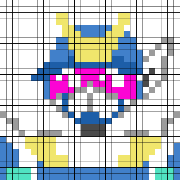 Kandi Patterns for Kandi Cuffs - Characters Pony Bead Patterns