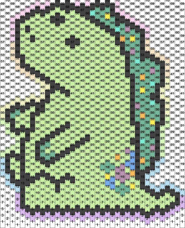 Pickle The Dinosaur (Moriah Elizabeth) Pony Bead Patterns | Characters ...