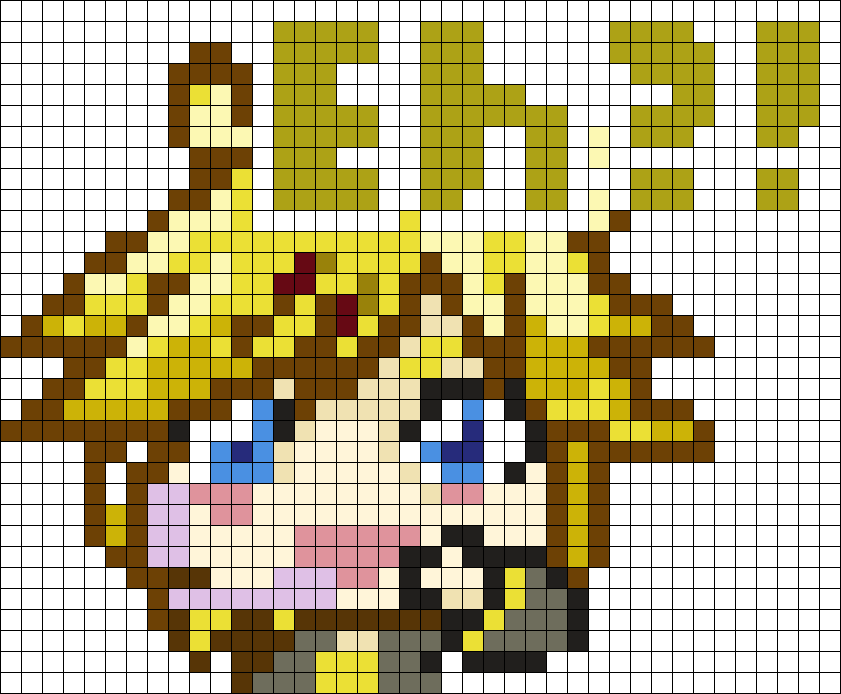 Len Eh?! Perler Bead Pattern | Bead Sprites | Characters Fuse Bead Patterns