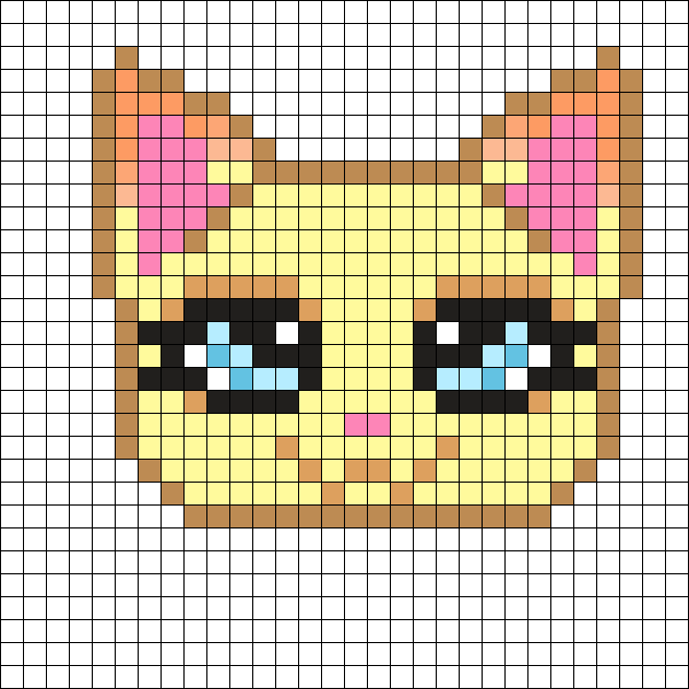 Brooke Hayes LPS Popular Perler Perler Bead Pattern | Bead Sprites ...
