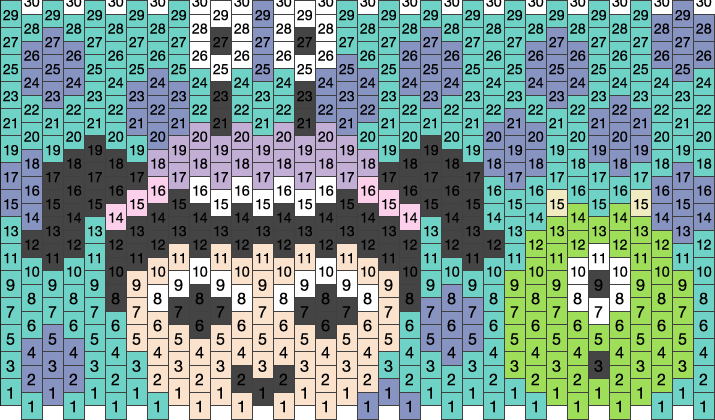 Monster Inc Boo Sulley Mike Pony Bead Patterns | Characters Kandi ...