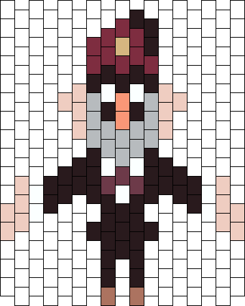 Grunkle Stanley Pines!!! Pony Bead Patterns | Characters Kandi Patterns ...
