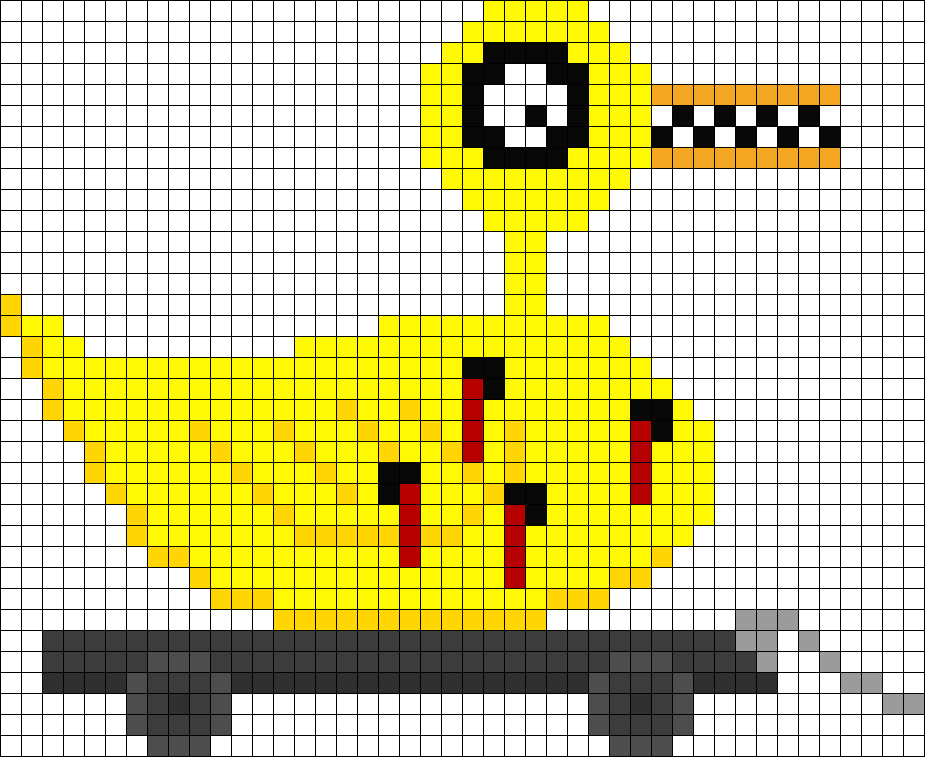 Vampire Ducky Nightmare Before Christmas Toy Perler Disney Perler Bead ...