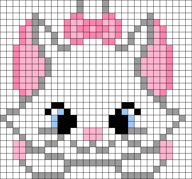 Aristo Cats Mari Disney Perler Kitty Kitten Perler Bead Pattern | Bead ...