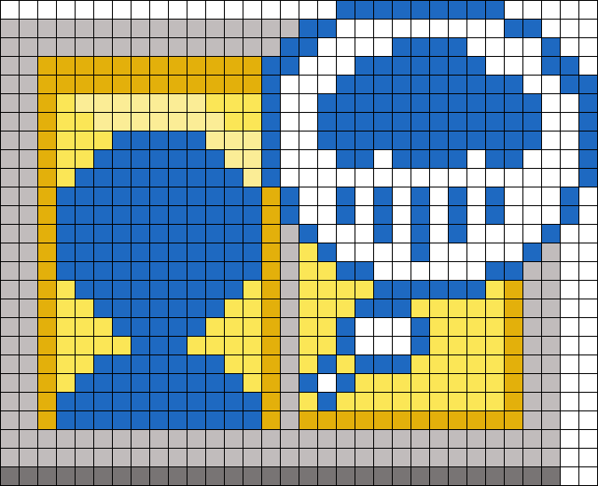 Tomodachi Life Sad Perler Bead Pattern | Bead Sprites | Characters Fuse ...