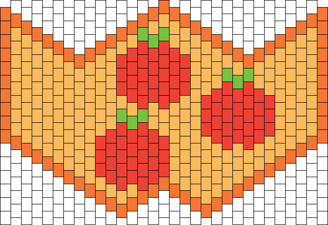 AppleJack Mask Pony Bead Patterns | Characters Kandi Patterns for Kandi ...