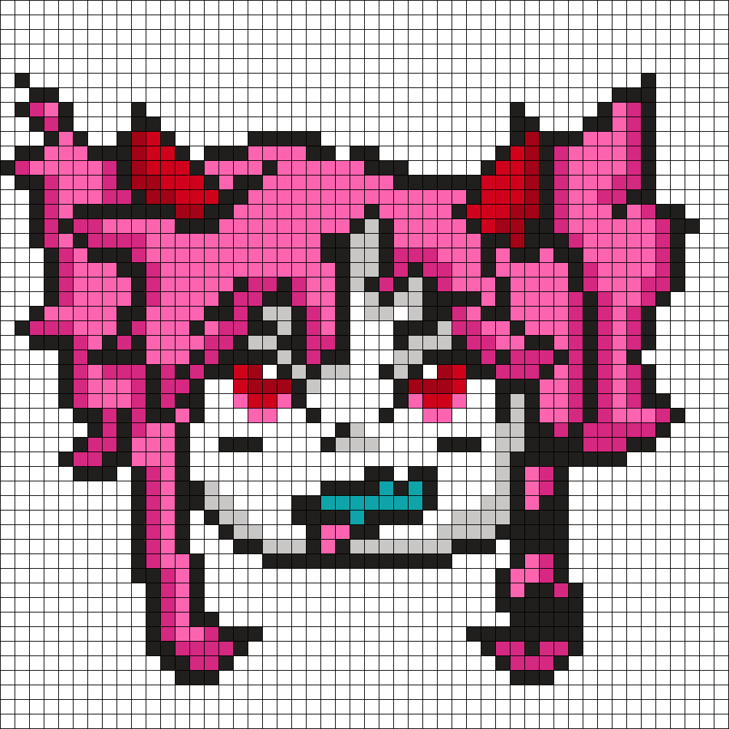 Kandi Patterns for Kandi Cuffs - Characters Pony Bead Patterns