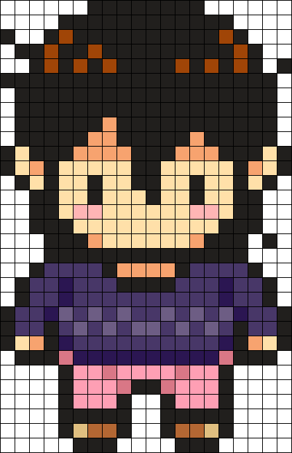 Charlie (omori) Perler Bead Pattern | Bead Sprites | Characters Fuse ...