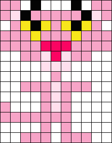 Pink Panther Perler Cute Weee Pickles Perler Bead Pattern | Bead ...