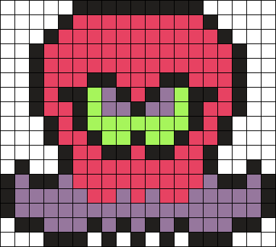 Enemy/rival Octoling | Splatoon Perler Bead Pattern | Bead Sprites ...