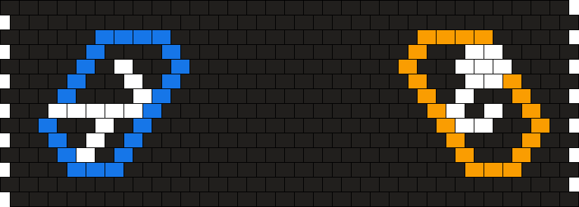 Portal Peyote Cuff Bead Pattern | Peyote Bead Patterns | Characters Bead Patterns