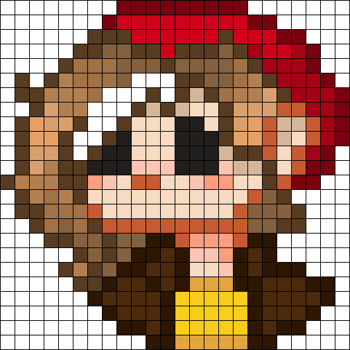 Wilbur (Revivedbur) Perler Bead Pattern | Bead Sprites | Characters ...