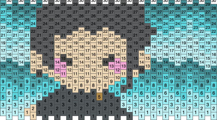 GETO CUFF Pony Bead Patterns | Characters Kandi Patterns for Kandi Cuffs